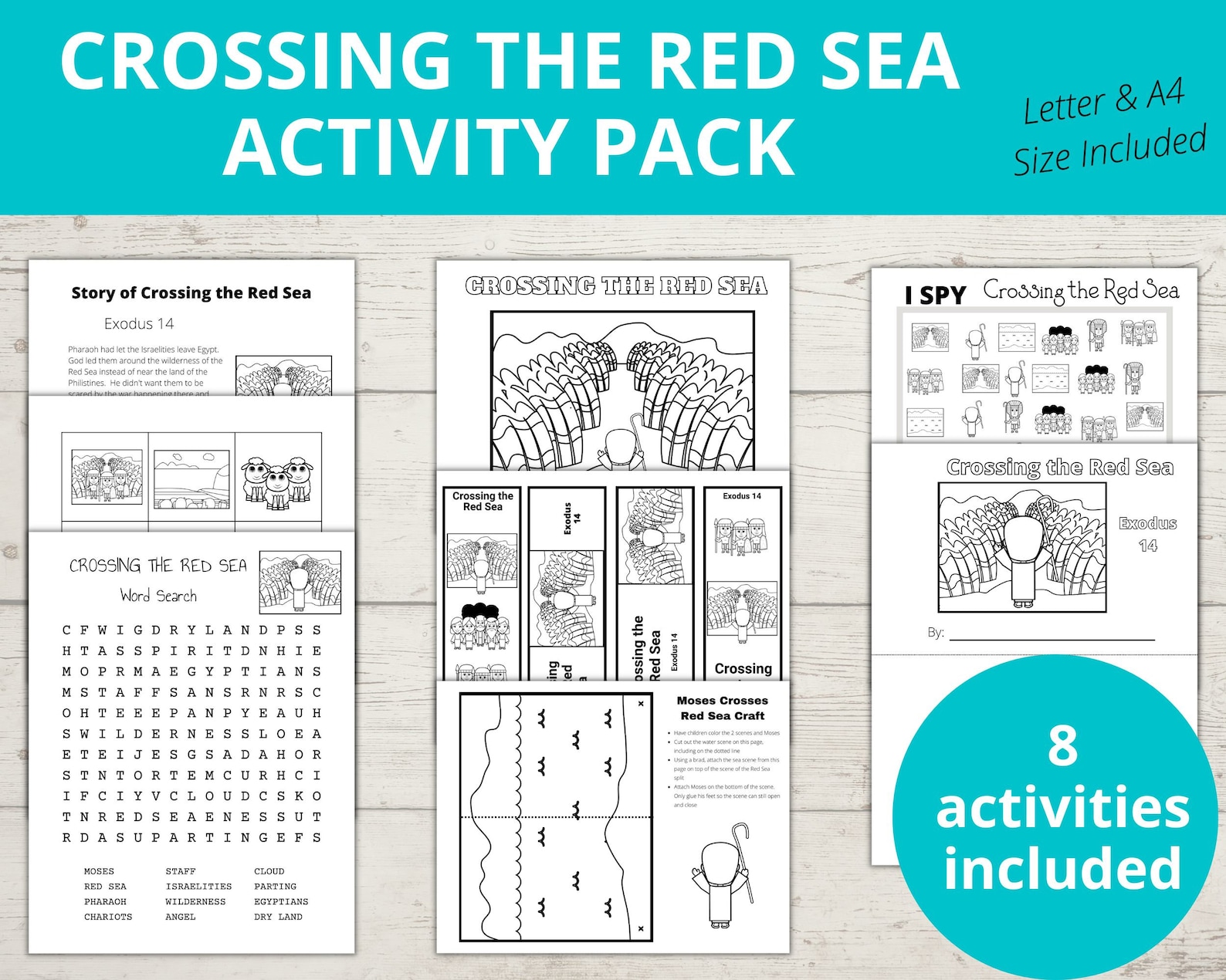 Crossing the Red Sea Parting the Red Sea Moses Red Sea - Etsy Canada