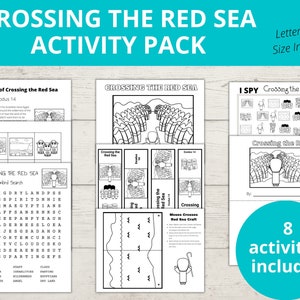 Crossing the Red Sea Parting the Red Sea Moses Red Sea - Etsy Canada