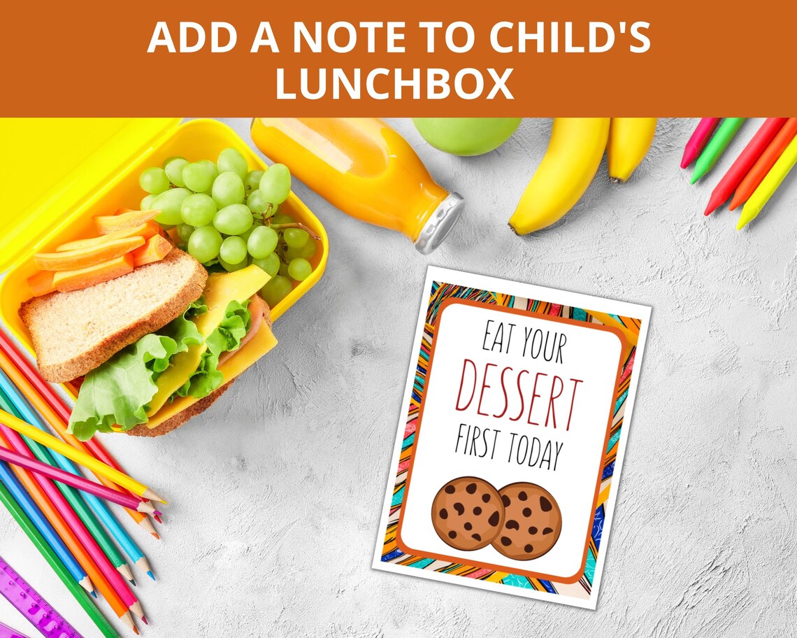 Lunchbox Notes for Kids, Seasonal Lunchbox Notes, Positive Affirmations ...