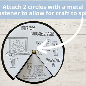 Fiery Furnace Sunday School Activity, Shadrach Meshach and Abednego ...