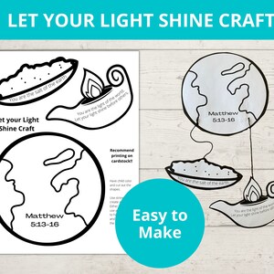 Let Your Light Shine, Bible Story Crafts, Salt of the Earth, Sunday ...