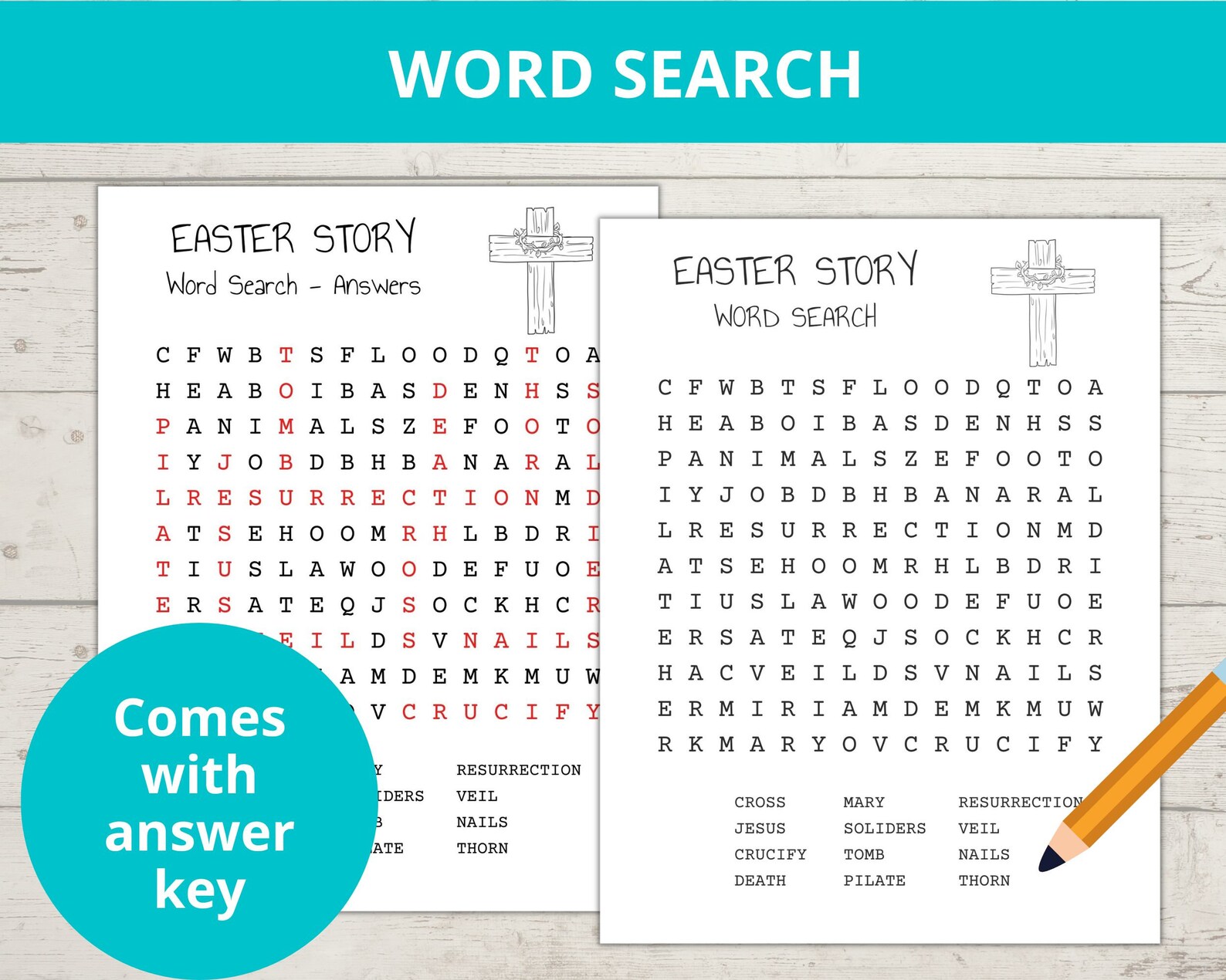 Easter Story Bible Story Activities Sunday School Craft - Etsy