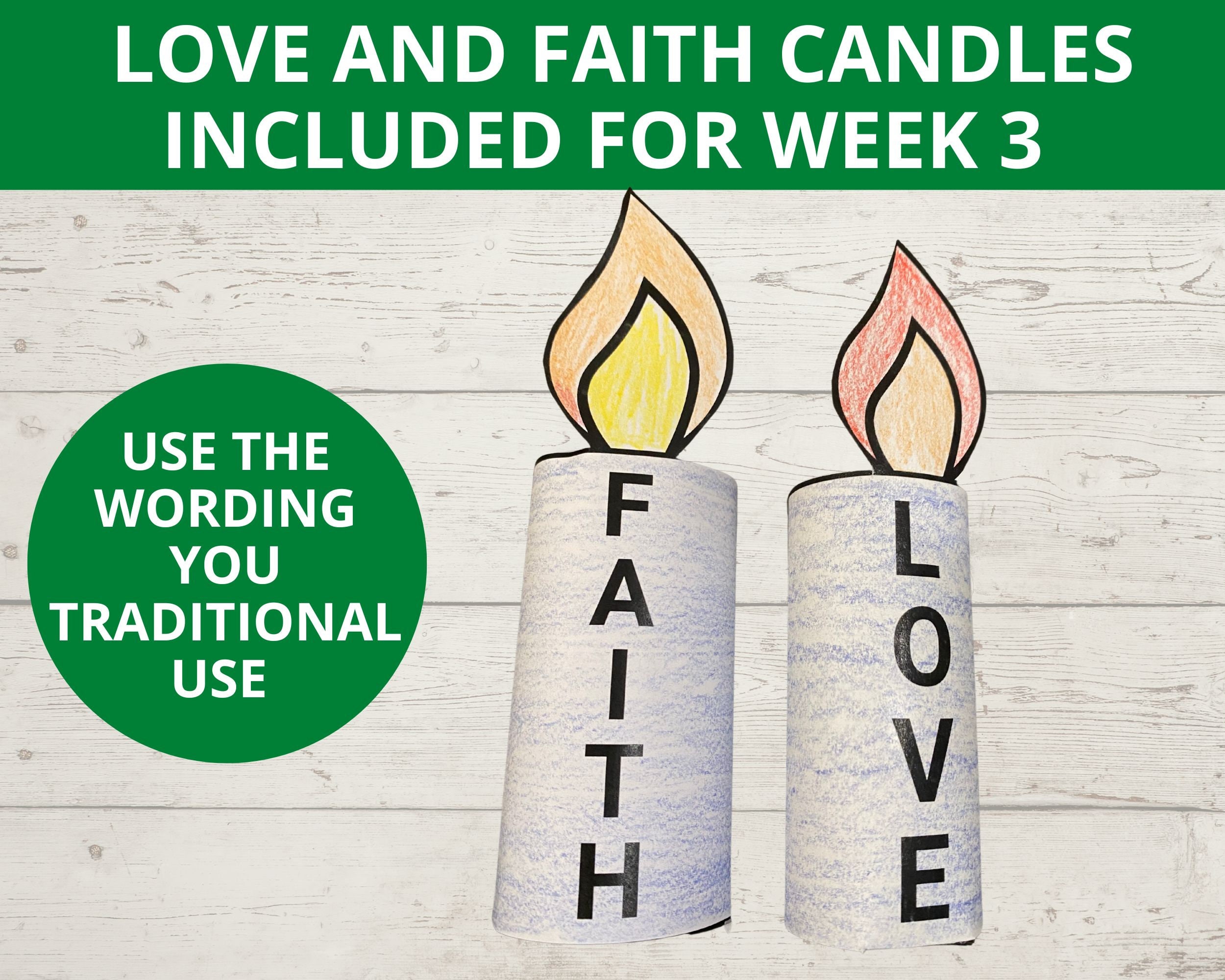 Christmas Advent Wreath, Paper Advent Activities, Catholic Advent ...