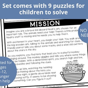 Bible Escape Room, Noahs Ark, Escape Room Kids, Sunday School ...