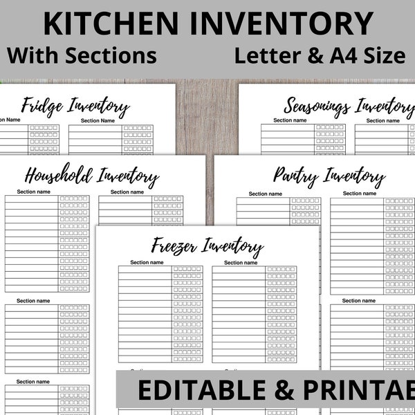 Kitchen Organization - Etsy