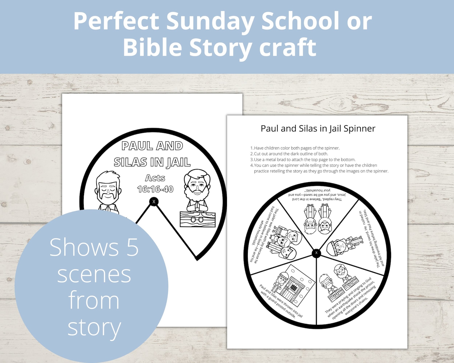 Paul and Silas Craft, Sunday School Activities, Kids Bible Craft, Bible ...