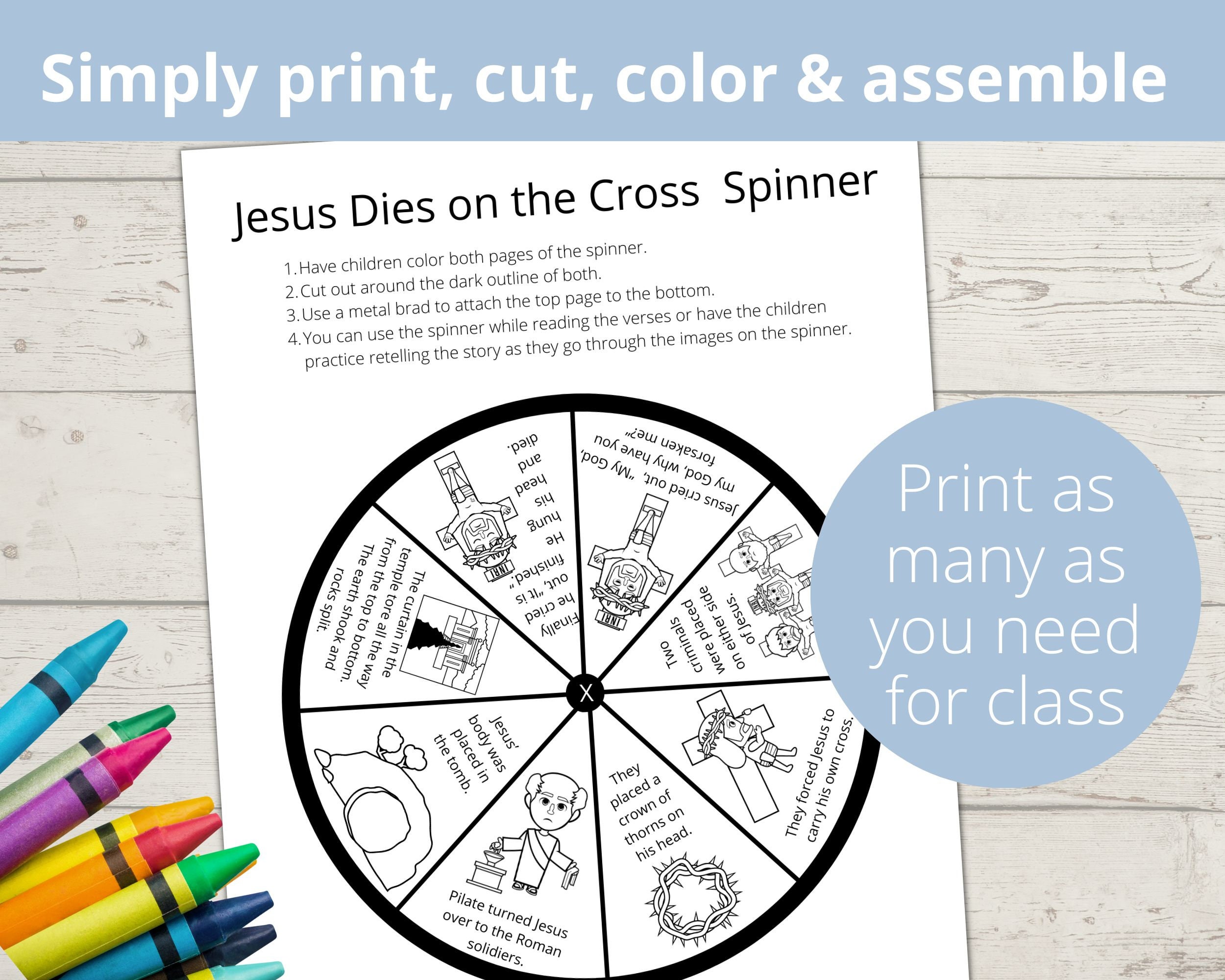 Easter Activities for Kids, Jesus on the Cross, Easter Bible Story ...