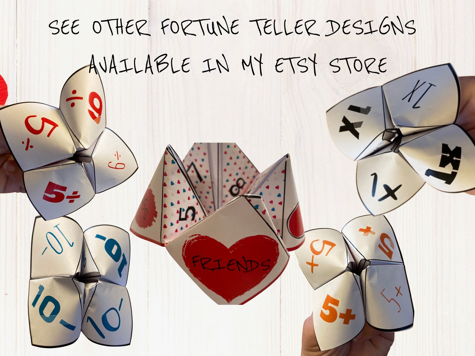 Christmas Gratitude, Christmas Fortune Teller, Cootie Catcher ...