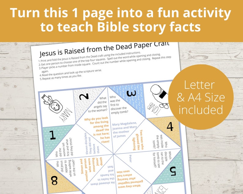 Empty Tomb Craft, Jesus Resurrection, He is Risen, Easter Story for ...