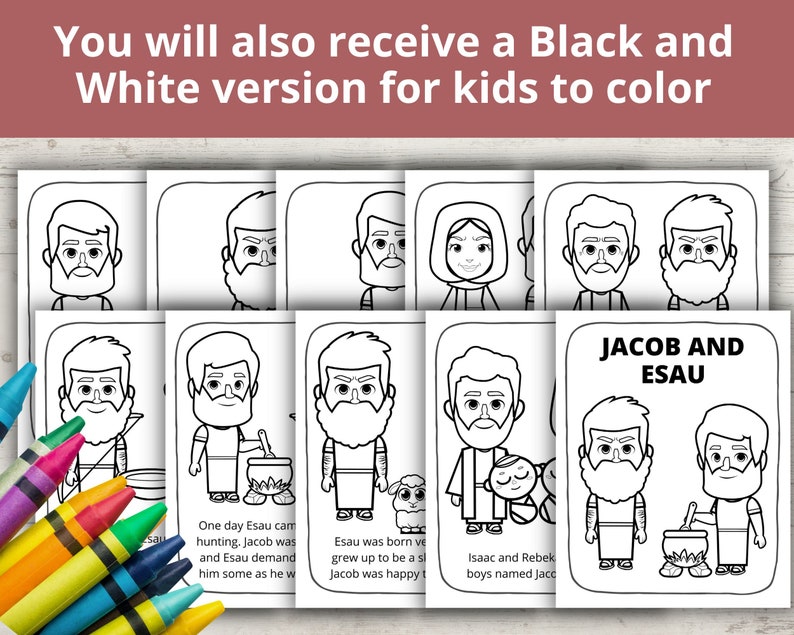 Jacob and Esau, Bible Crafts for Kids, Church Bulletin Board, Sunday ...