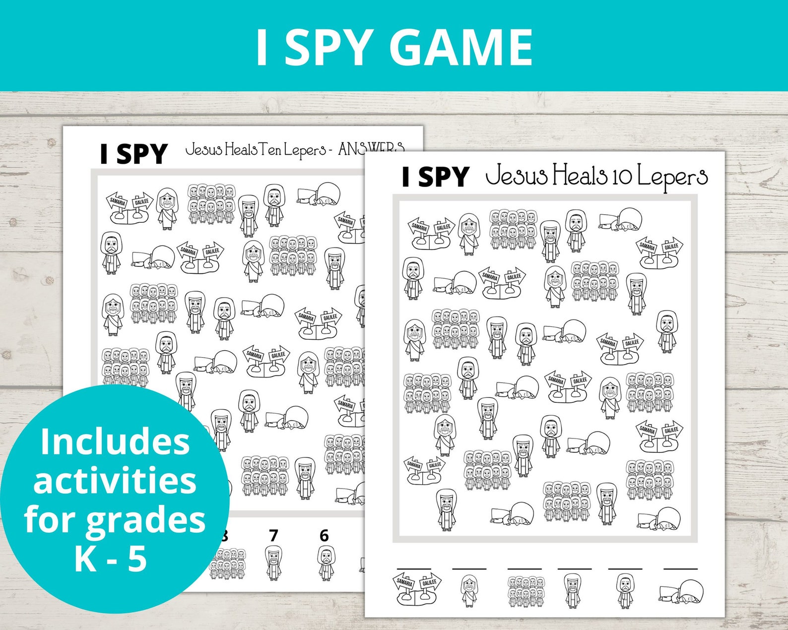 Ten Lepers, Jesus Heals Lepers, Bible Story Crafts, Jesus Heals, Bible ...