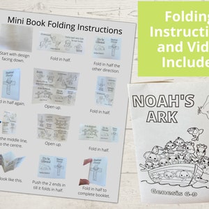 Bible Story Mini Book Bundle, Bible Story Activities, Sunday School ...
