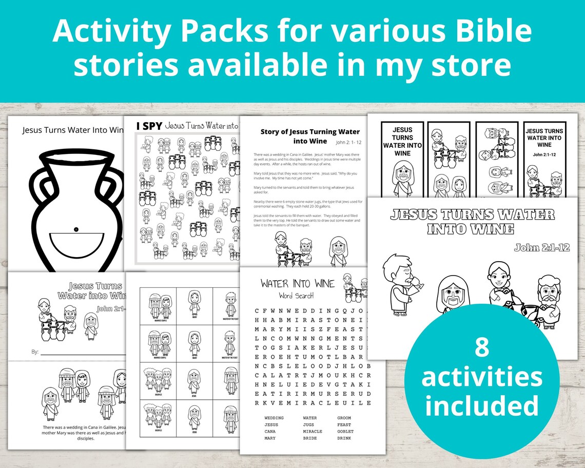 Parable of Unforgiving Servant, Mini Booklet, Preschool Bible ...