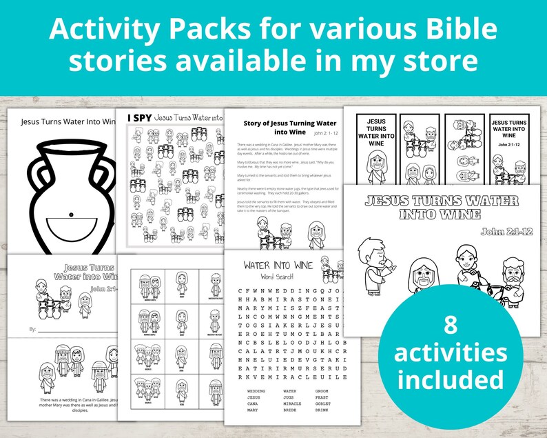 Parable of Unforgiving Servant, Mini Booklet, Preschool Bible ...