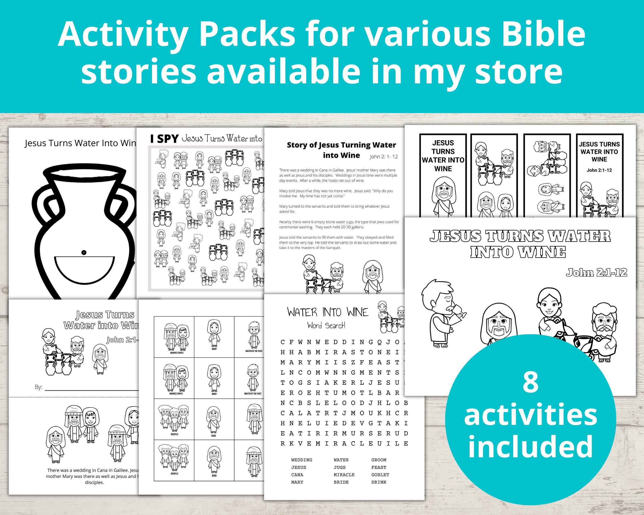 Parable of Unforgiving Servant, Mini Booklet, Preschool Bible ...