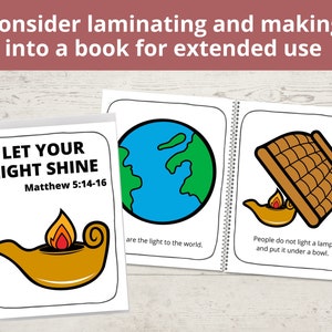 Let Your Light Shine Printable, Bible Story Poster, This Little Light ...