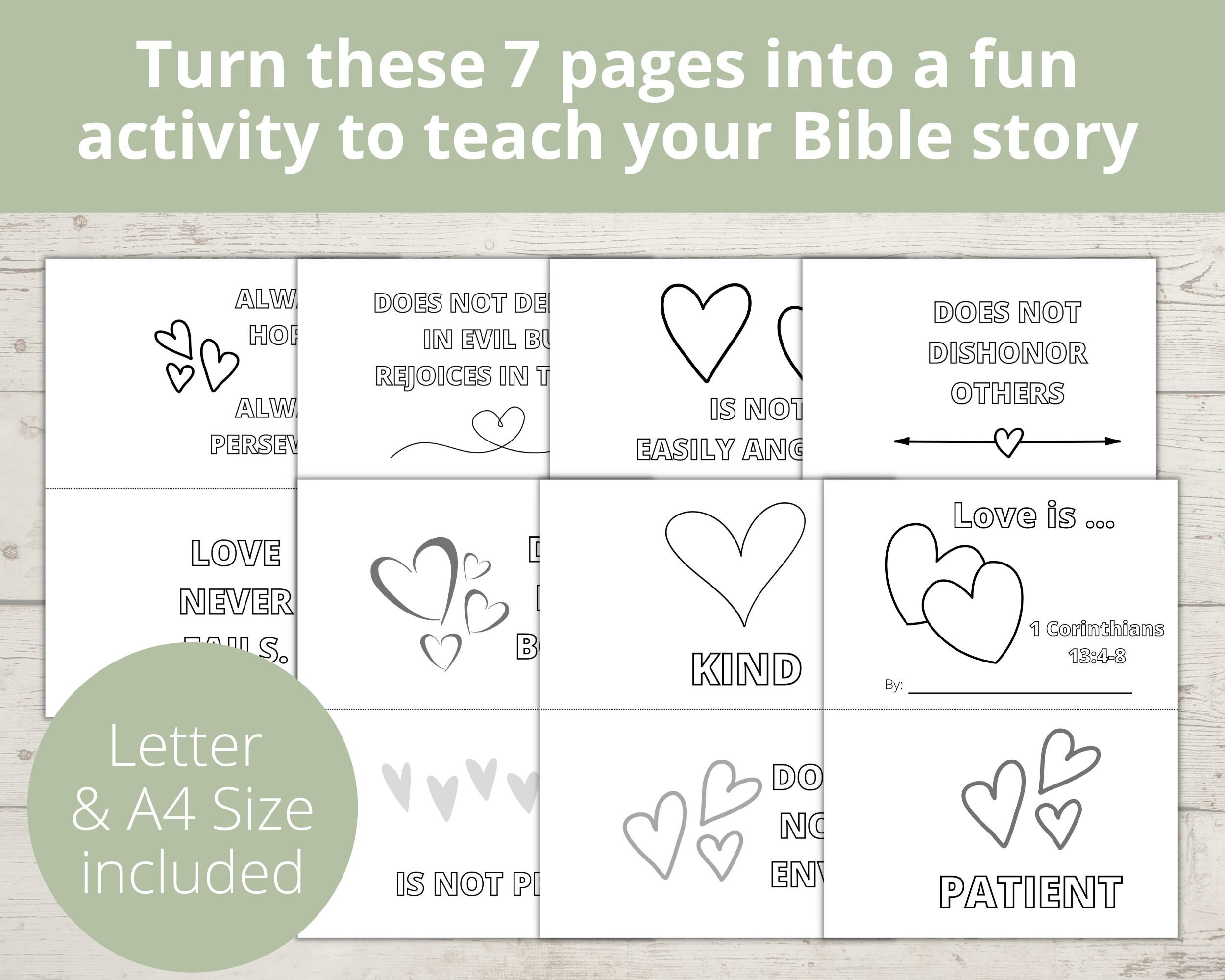 Love is Patient Love is Kind, Love is Patient Preschool, 1 Corinthians ...