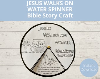 Jesus Walking on Watermatthew 14:22-33jesus Walks on Water - Etsy Canada