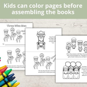 Three Wise Men, Nativity Craft, Bible Story Crafts, Mini Books ...