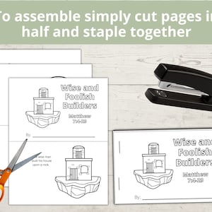 Build Your House on the Rock, Wise and Foolish Builders, Sunday School ...