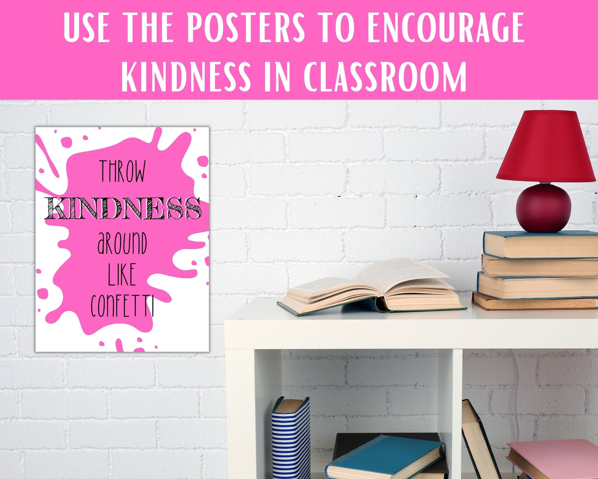 Pink Shirt Day, Kindness Poster, Classroom Decor Printable, Pink Shirt ...