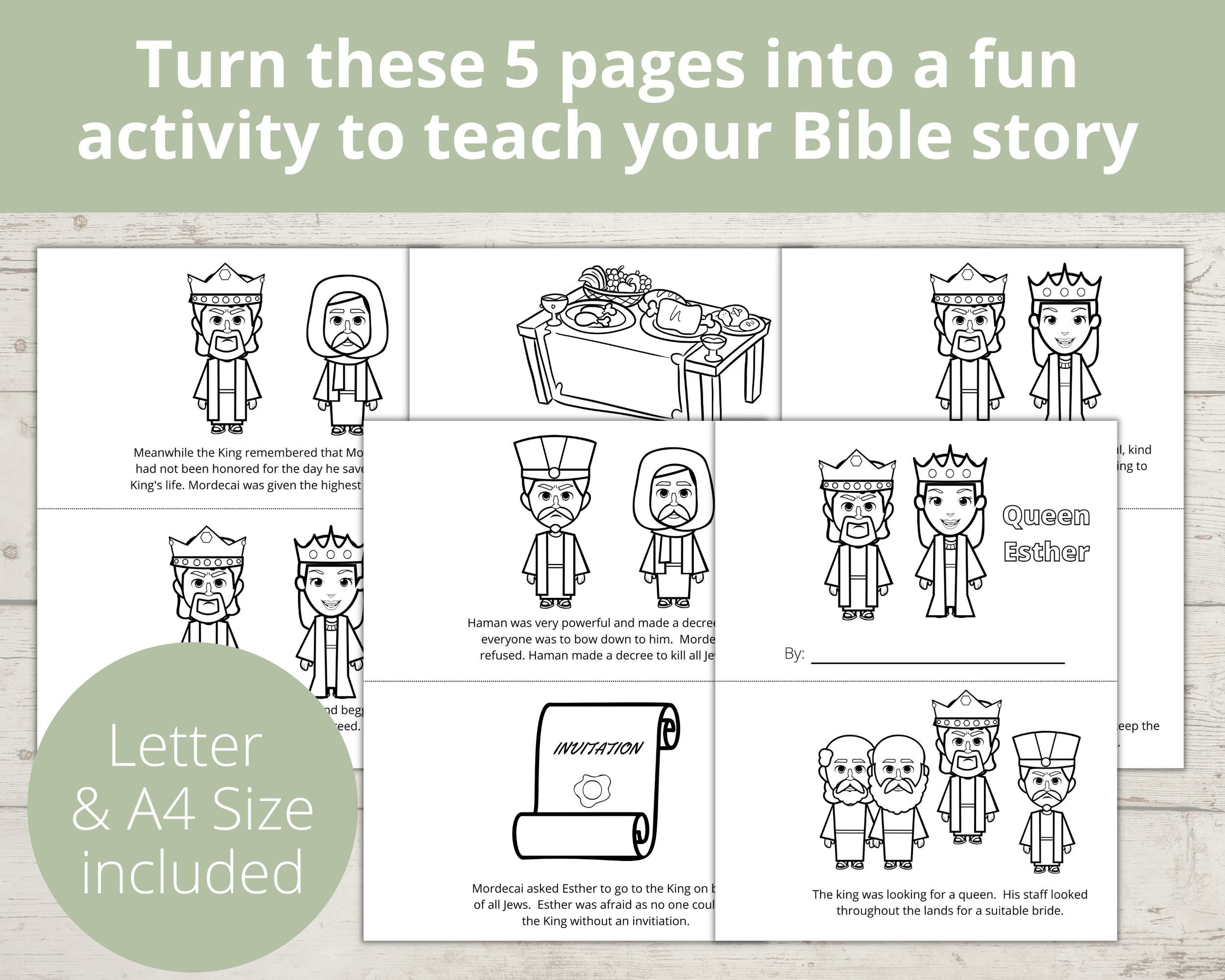 Queen Esther Craft, Sunday School Crafts, Preschool Bible, for Such a ...