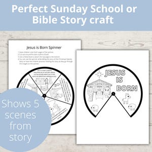 Jesus is Born, Baby Jesus, Christmas Nativity, Bible Story Crafts ...