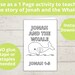 Jonah and the Whale Sunday School Craft, Old Testament Bible Story ...