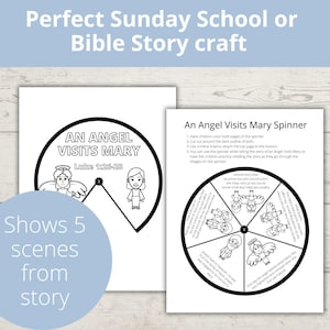 Angel Gabriel Visits Mary, Mary Visited by Angel, Mary and Joseph ...