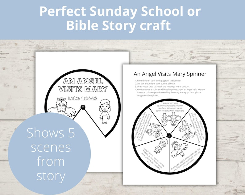 Angel Gabriel Visits Mary, Mary Visited by Angel, Mary and Joseph ...