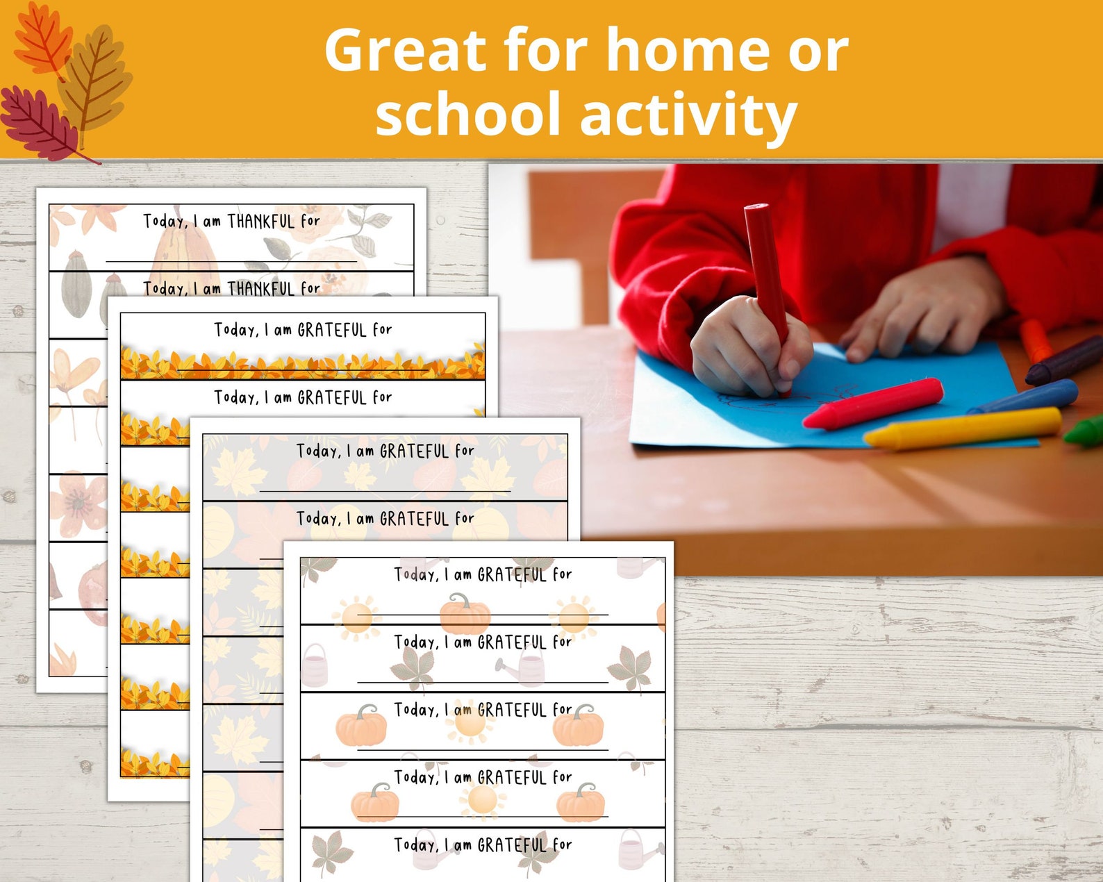 Thanksgiving Gratitude Paper Chain I Am Thankful For Fall - Etsy