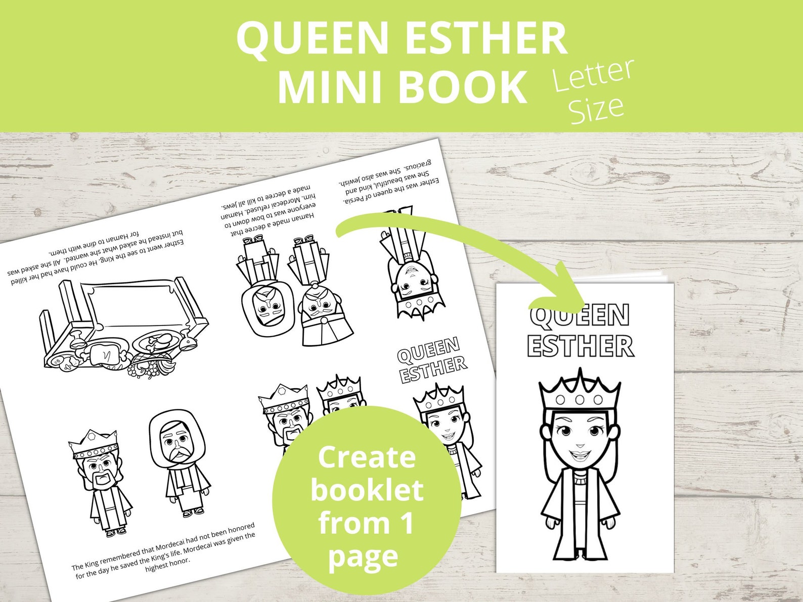 Queen Esther Craft, Bible Story for Kids, Esther 4 14, Esther Bible ...