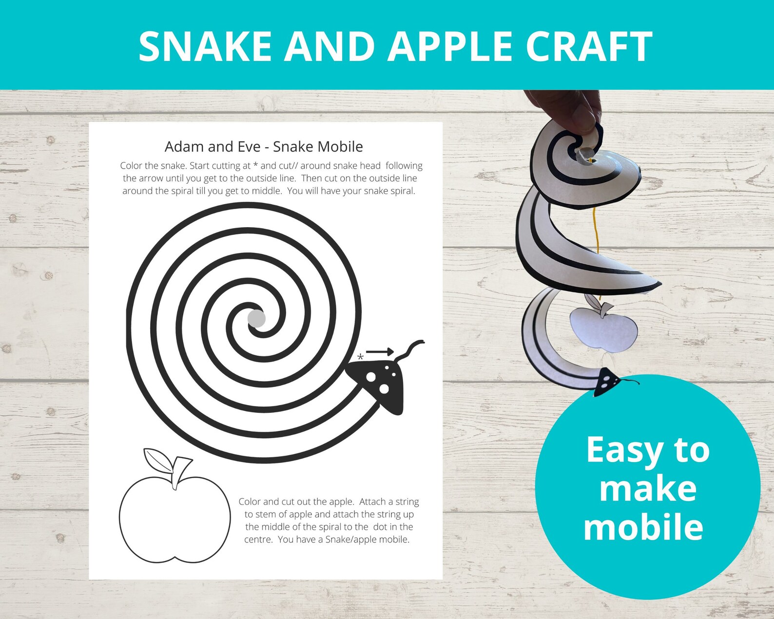 Adam and Eve Bible Story Activities Sunday School Craft - Etsy