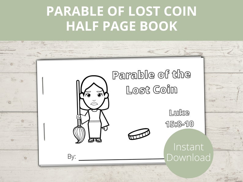 Parable of the Lost Coin, Sunday School Crafts, Jesus Parables, Jesus ...