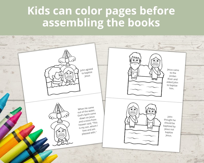 Jesus Baptism, Sunday School Crafts, Jesus Baptized, John the Baptist ...