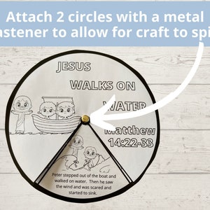 Jesus Walks on Water Sunday School Craft, Bible Story Activities ...