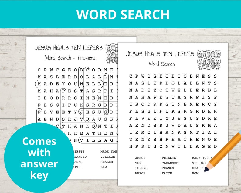 Ten Lepers, Jesus Heals Lepers, Bible Story Crafts, Jesus Heals, Bible ...