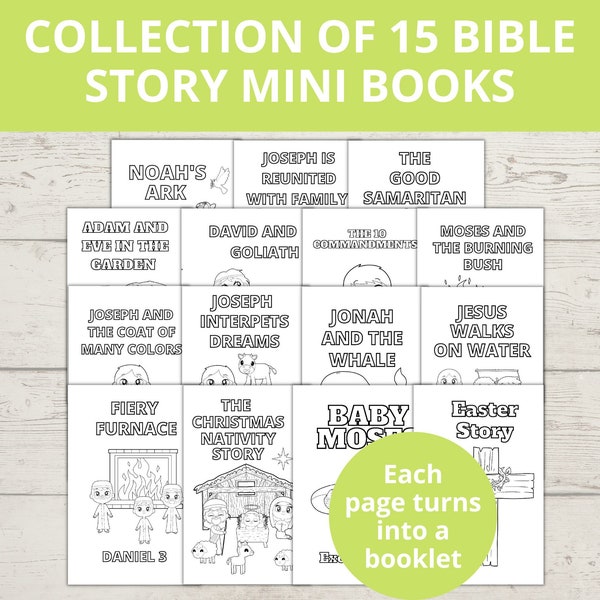 Kids Story Book Bible - Etsy