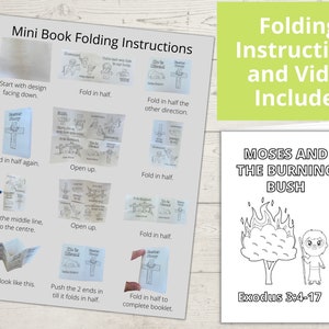 Moses and the Burning Bush Sunday School Craft, Old Testament Bible ...