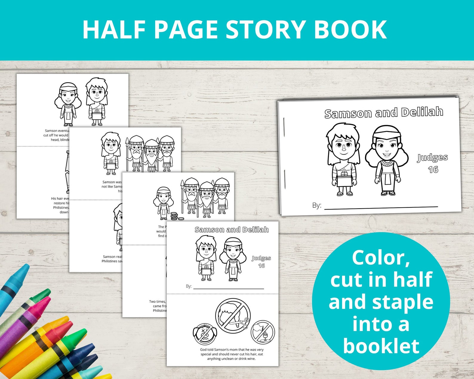 Samson and Delilah, Samson Craft, Bible Story Crafts, Sunday School ...