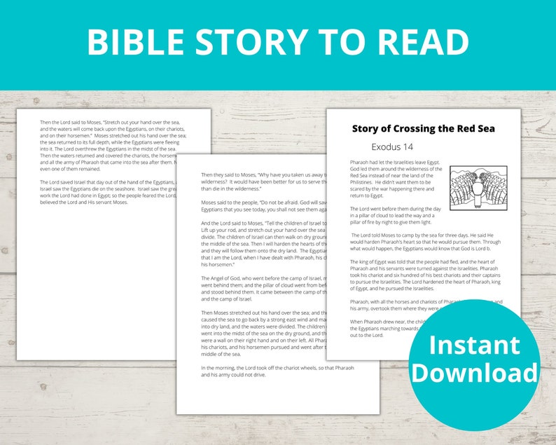 Crossing the Red Sea, Parting the Red Sea, Moses Red Sea Craft, Moses ...