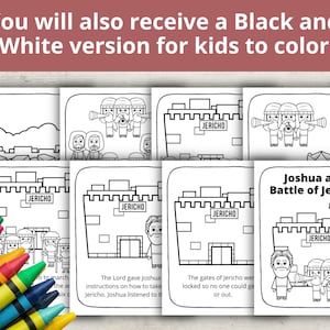 Battle of Jericho, Joshua and Battle of Jericho, Bible Story Poster ...