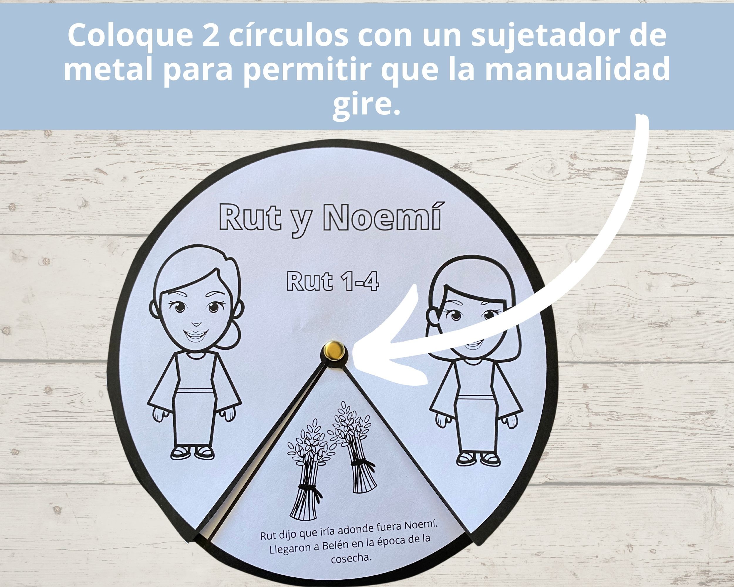Rut y Noemí en español, Rut y Booz, Ruth y Naomi, Actividades de la ...