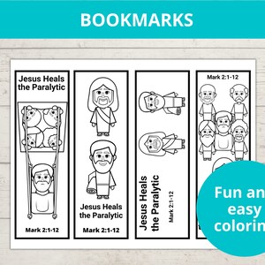 Jesus Heals a Paralyzed Man, Jesus Miracles Crafts, Sunday School ...