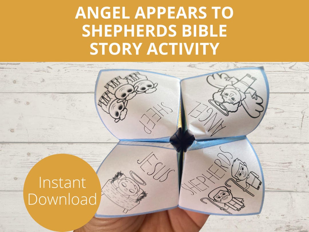 Angel Appears to Shepherds, Christmas Nativity, Baby Jesus, Christmas ...