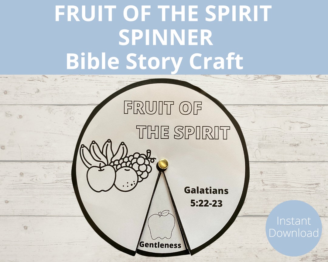 Fruit of the Spirit Printable, Fruit of the Spirit Craft, Sunday School ...