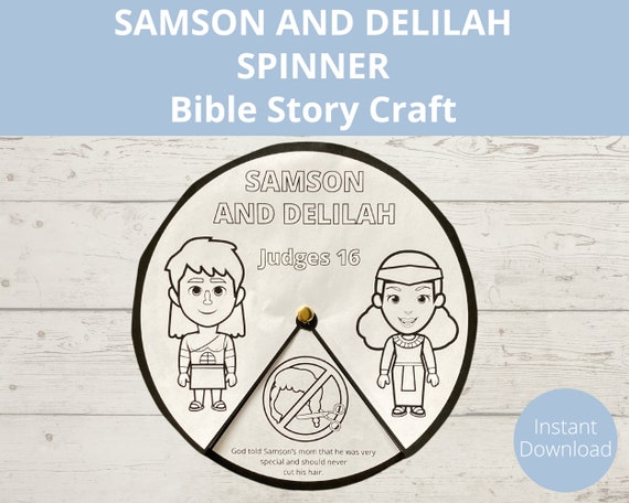 Samson And Delilah Activity For Kids