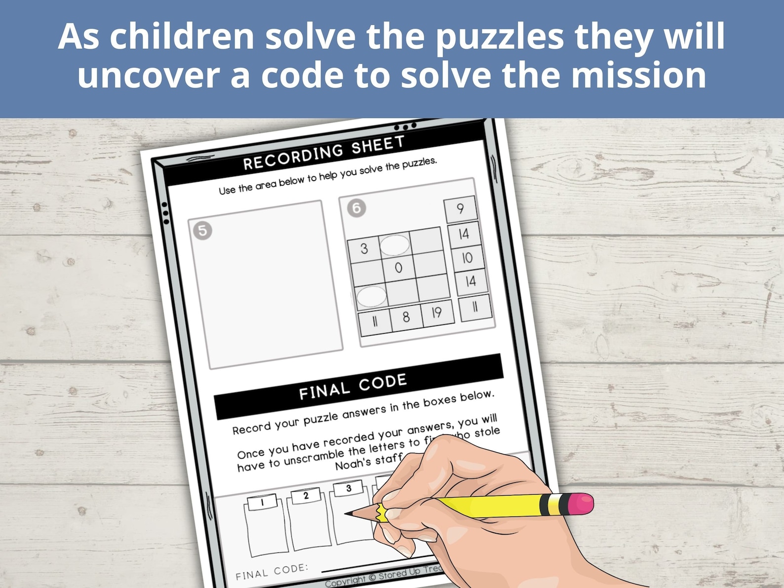 Noahs Ark Activity, Bible Escape Room for Kids, Noahs Ark Escape Room ...