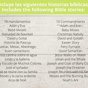 Spanish Bible Story Crafts, Biblia En Espanol, Bible Story Activities ...