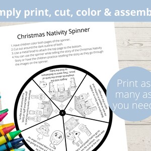 Christmas Nativity Bible Story, Sunday School Craft, Bible Story ...